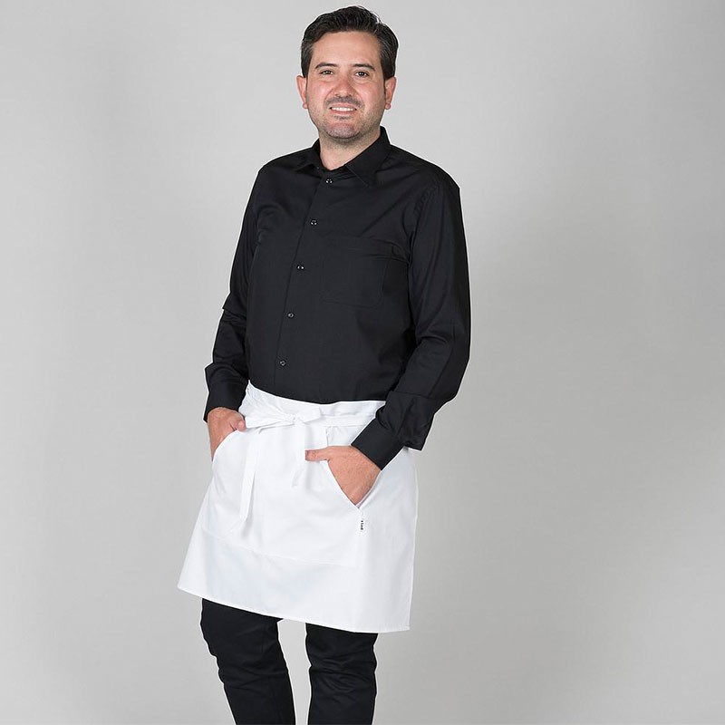 Delantal corto Garys blanco 117B00 | Prolaboral