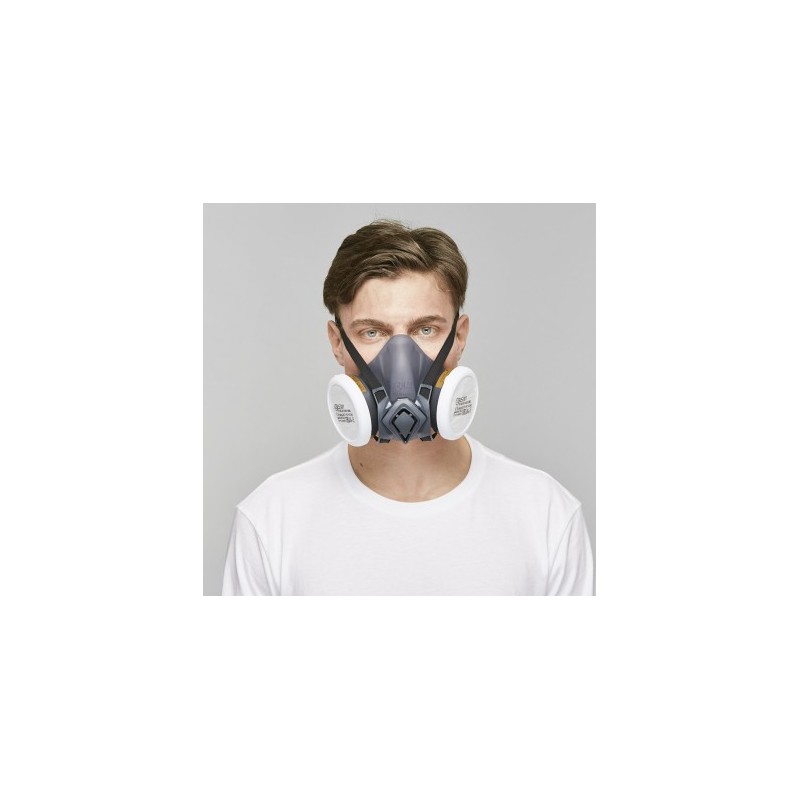 Semimáscara 3M 4279+ FFABEK1 P3 R D: protección confiable