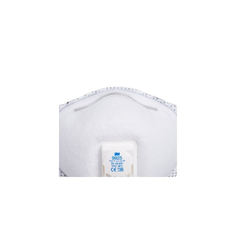 Mascarilla 3M 9925 FFP2 con válvula eficaz contra humos y olores