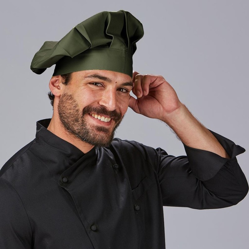 Gorro chef Garys 400014 diseño unisex, perfecto para chefs, cocineros