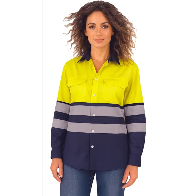 Camisa A.V. M/L Prima City2 Plus transpirable en cualquier ambiente