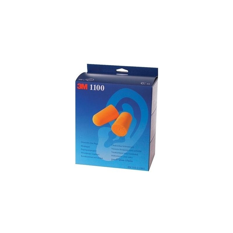 Tapones 3M 1100 sin cordón para entornos ruidosos