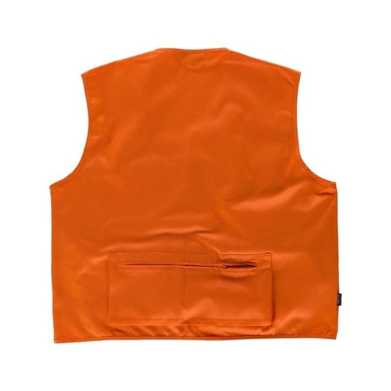 Chaleco de trabajo fluor con bolsillos Workteam C3640 | Prolaboral
