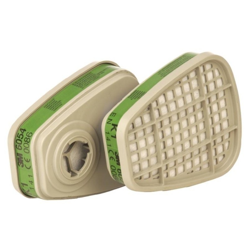 Filtro 3M 6054 K1 de protección eficaz contra gases y vapores