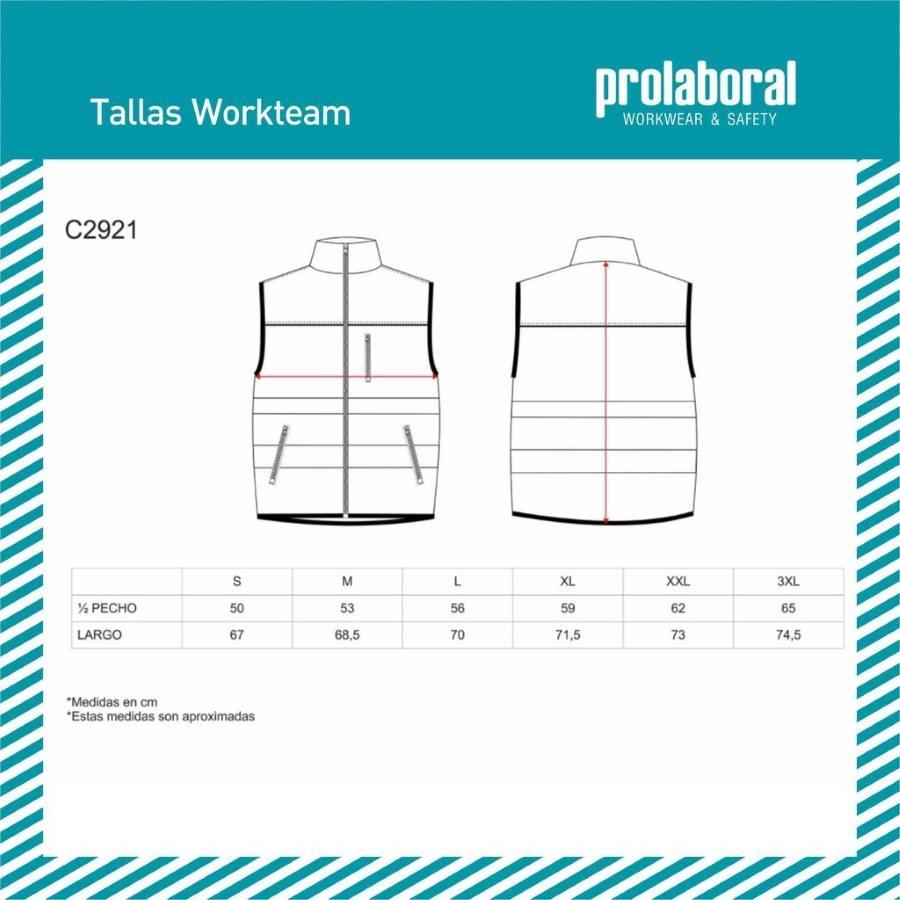 Chaleco de alta visibilidad Workteam C2921 - Prolaboral